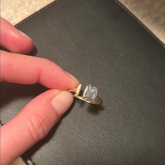 Jewelry | Large Emerald Cut Adjustable Laboradite Ring | Poshmark